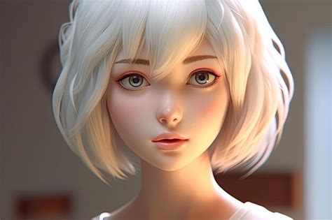 Premium AI Image A Close Up Of A Woman S Face