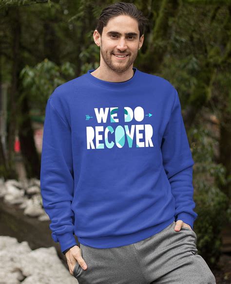 We Do Recover Addiction Recovery Ribbon Addiction Awareness Shirt