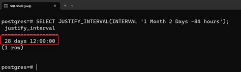 What Does JUSTIFY_INTERVAL() Function Do in PostgreSQL? - CommandPrompt ...