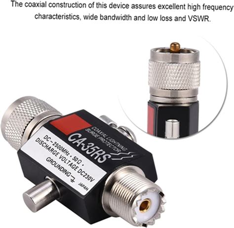 Coaxial Surge Protector Arrester For Uhf Connectors Reliable By Yaxa