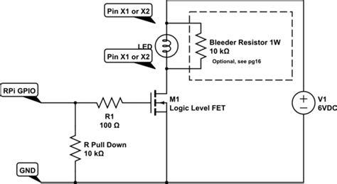 Qué papel juega un FET cuando se trabaja con pines GPIO en una