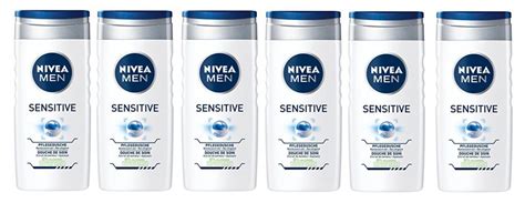 Chollo Pack De 6 X 250ml Nivea Men Sensitive Gel De Ducha Por 6 66
