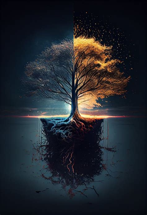 Duality Tree With Roots On The Right Side Tree Is Dead On The Left Is