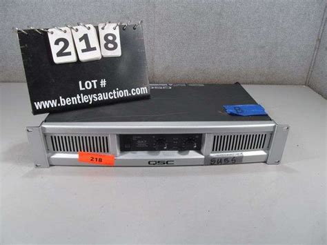 Qsc Gx7 Power Amplifier Bentley And Associates Llc