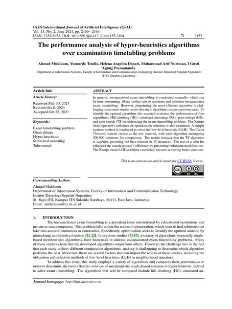 The Performance Analysis Of Hyper Heuristics Algorithms Over
