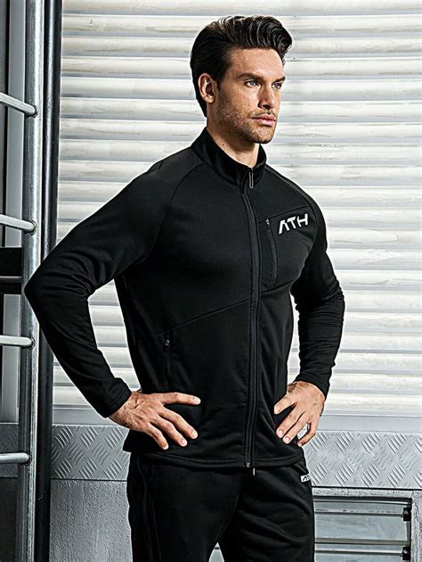 Manfinity Sport Corelite Jaqueta esportiva masculina zíper