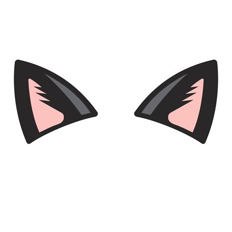 Cat Ear Color On A White Background Vector Illustration 13222594