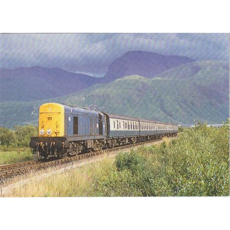 Class 20 Engine No 20048 At Ben Nevis Train Postcard Qt079 On Ebid