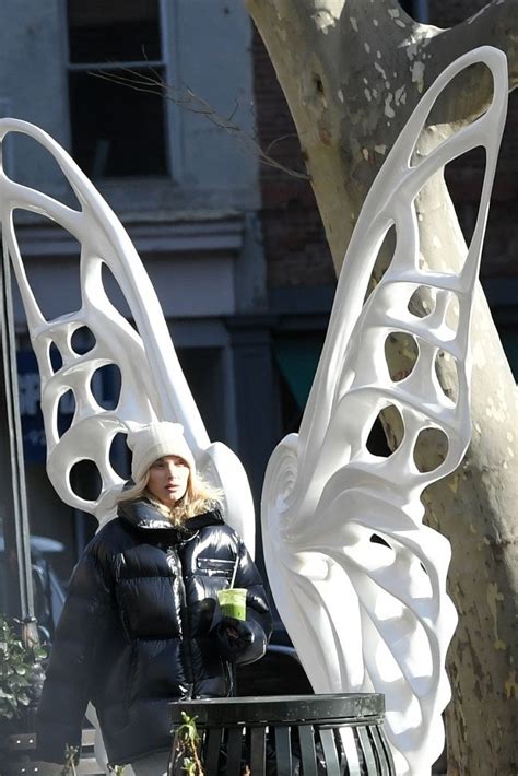 Elsa Hosk In Oversized Puffer Jacket 01292020 • Celebmafia