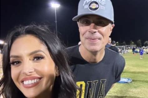 Vanessa Bryant And Lakers President Rob Pelinkas Heartwarming Photo