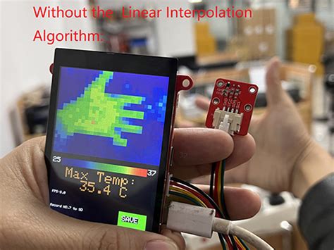 Diy Thermal Camera Esp32s3 Display With Mlx90640 Makerfabs