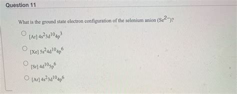 Answered What Is The Notation For The Subshell Bartleby
