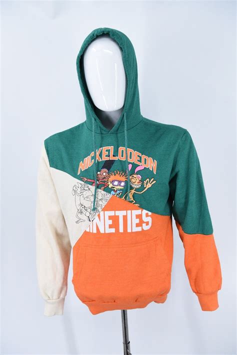 Nickelodeon 90s Nineties Cartoon Hoodie Sweatshirt Ru Gem