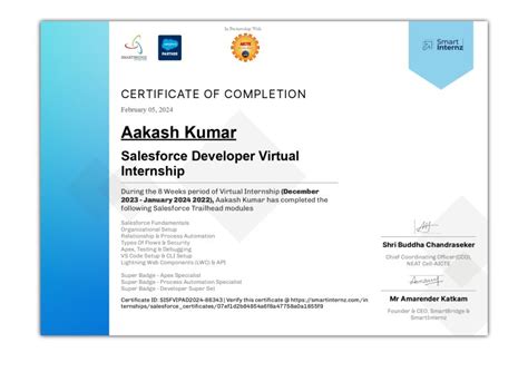 Aakash Kumar On Linkedin Salesforce Developer Virtualinternship