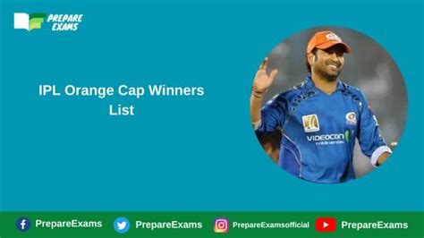 Ipl Orange Cap Winners List 2008 2023 Prepareexams