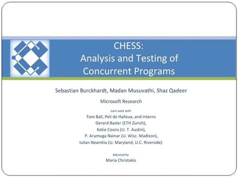 Ppt Chess Analysis And Testing Of Concurrent Programs Powerpoint