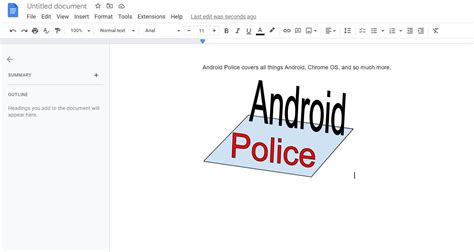 How To Create An Illustration In Google Docs