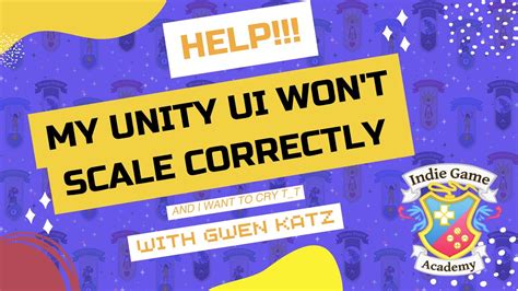 Help My Unity Ui Wont Scale Correctly And I Want To Cry Unity Ui