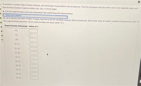 Solved To Perform A Certain Type Of Blood Analysis Lab Chegg