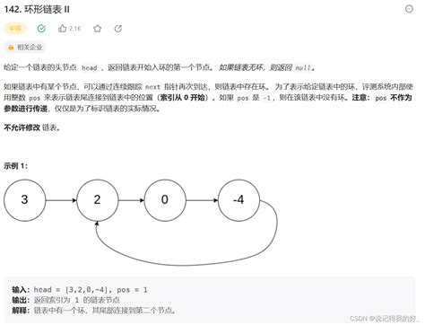 Leetcode环形链表iandii Csdn博客
