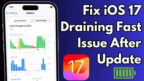 Fix IOS 17 Battery Draining Fast Fix IPhone Battery Drain Issue After IOS 17 Update YouTube