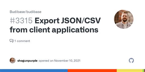 Export JSON CSV From Client Applications Issue 3315 Budibase