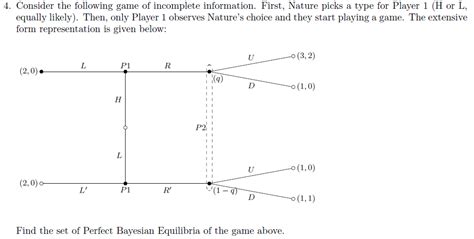 solved 4 consider the following game of incomplete
