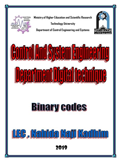 3 binary codes pdf binary coded decimal bit
