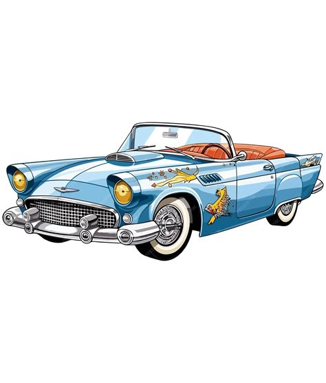 Premium Vector Vintage Classic Car Illustration Classic Car
