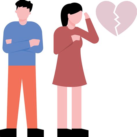 The Boy Broke Up With The Girl 11957440 Vector Art At Vecteezy