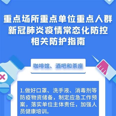 海报 疫情防控防护指南咖啡馆、酒吧和茶座篇王超