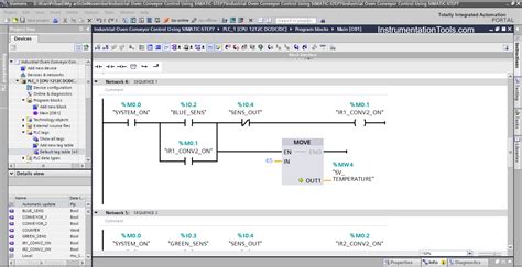 Simatic Step 7 Program For Product Sorting And Heating Process