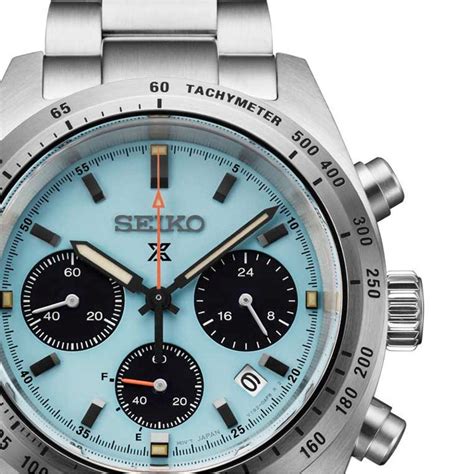 Seiko Prospex Limited Edition Eu Chrono Blue Watch 39mm Ssc937p1