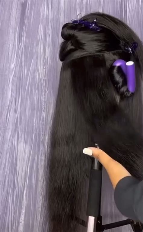 How To Create Gorgeous Spiral Curls Using Flexi Rods On A Wig Messy