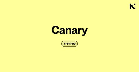 Canary Color Meaning Hex Code Palettes Images