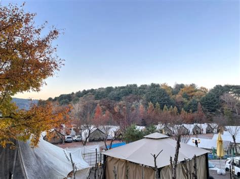 겨울 캠핑만큼 낭만적인건 없지 서울 근교 글램핑장 가평 더플래츠 글램핑 네이버 블로그