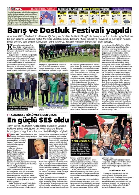 Yenİ Sayi Çikti Sizin Sesiniz Dunya News