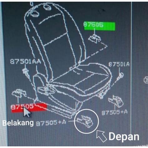 Jual Cover Seat Slide Penutup Rel Slide Kursi Bagian Depan Belakang Nissan Livina Warna Cream
