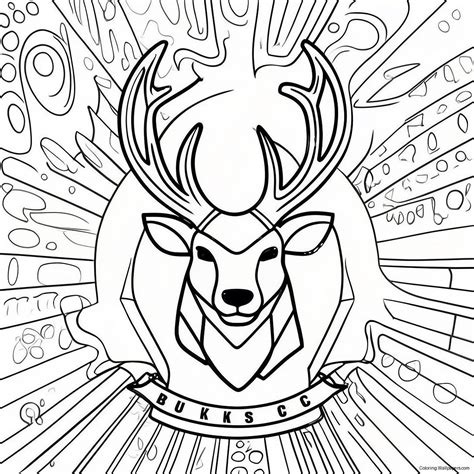 Milwaukee Bucks Logo Coloring Page 11190 8765