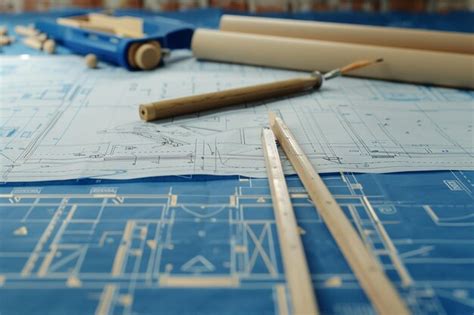 A Blue Piece Of Paper Has A Blue Ruler On It And The Blue Ruler On The