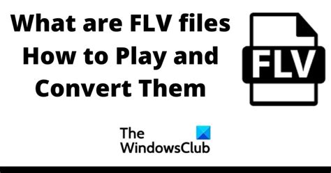 What Are FLV Files And How To Play And Convert Them