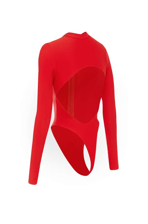 Pre Order Long Sleeve Leto Swimsuit Red Rogue Season