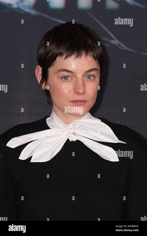 Emma Corrin Arrives For A Screening Of The Seventh Series Of Black