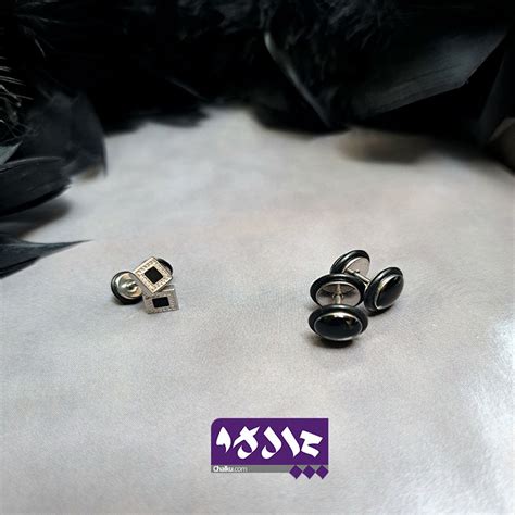 پیرسینگ گوش مردانه رنگ ثابت چالکو