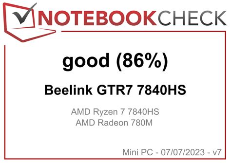 AMD Ryzen 7 7840HS performance debut: Beelink GTR7 mini PC review ...