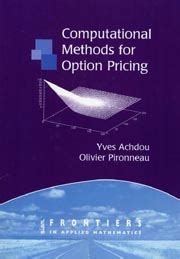 Computational Methods Option Pricing Mathematical Finance Cambridge University Press