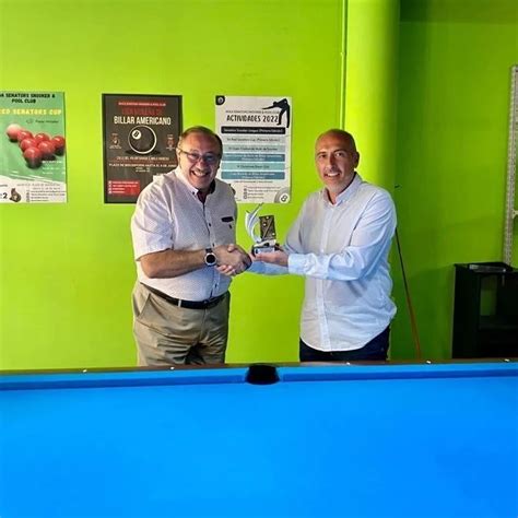 Daniel Soler CampeÓn Del I Open Ciudad De Mula De Billar Americano