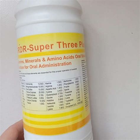 Veterinary Drug Multivitamin Super Three Plus Oral Solution Multivitamin And Veterinary Drug