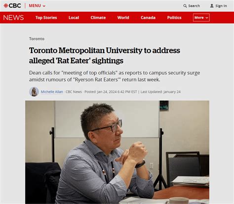 The Ryerson Rat Eater Is Back Rtorontometu