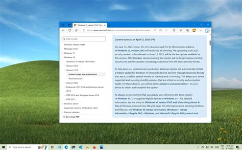 Windows 10 21h2 Has Reached End Of Support On June 13 2023 Pureinfotech